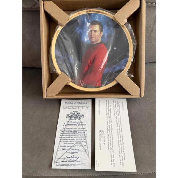 Other | Hamilton Collection 1991 Scotty Star Trek 25th Anniversary ...